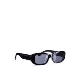 LSCN BY LASCANA Sonnenbrille Rectangular-Look, Damenbrille mit UV Schutz schwarz