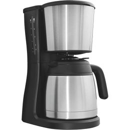 Gutfels Filterkaffeemaschine &raquo;COFFEE 2030&laquo; 1, 25 l Kaffeekanne Papierfilter 1x4 1, 25 L Glaskanne, 980 Watt Schwarz-Inox