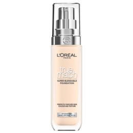 L'ORÉAL PARIS Foundation »True Match Foundation« Spendet Feuchtigkeit, mittlere Deckkraft, passt sich dem Hautton an. nude True Match Foundation...