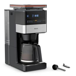 Krups Filterkaffeemaschine »KM8428 Grind Aroma XL« 1, 5 l Kaffeekanne Papierfilter Permanentfilter 1x4 Kegelmahlwerk, digitales Bedienfeld, 1, 5...