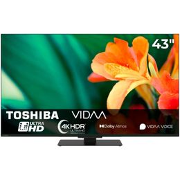Toshiba DLED-Fernseher &raquo;43UV6F63DA&laquo; 108 cm/43 &prime;&prime; Smart-TV schwarz Erleben Sie Dolby Atmos: Tauchen Sie ein in einen beeindruckenden 360-Grad-Sound, der Sie 
