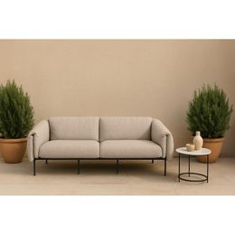 Home Affaire 2-Sitzer »Lumi« Outdoor Gartensofa, wetterfeste Materialien, Breite 186 cm milk