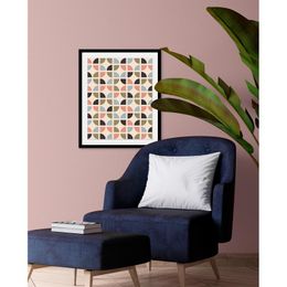 queence Bild &raquo;Edgard&laquo; Abstrakt Figuren Kunst 1 Stk. tlg. HD Premium Poster-Druck inkl. Holzrahmen Farbe Rahmen: schwarz + Farbe Bild(er): bunt