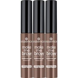 Essence Augenbrauen-Farbe »make me BROW eyebrow gel mascara« mit kleinen Fasern browny brows für schöne, definierte und volle augenbrauen