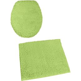 Kinzler Badematte &raquo;Chenille&laquo; H&ouml;he 18 mm rutschhemmend beschichtet fu&szlig;bodenheizungsgeeignet Badteppich, Uni Farben, weich, als rechteckig & halbrund...