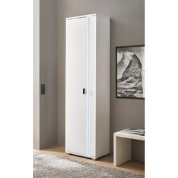 Inosign Mehrzweckschrank &raquo;LONG ISLAND&laquo; 1 Stk. tlg. in moderner Trendfarbe,inklusive senkrechter Beleuchtung,Breite 55 cm wei&szlig; Holzwerkstoff