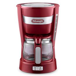De'Longhi DE'LONGHI Filterkaffeemaschine »ACTIVE LINE ICM14011.R« 0, 65 l Kaffeekanne Permanentfilter Passion Red