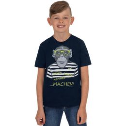 TRIGEMA T-Shirt »T-Shirt mit großem Affen-Druckmotiv«, 1 Stk. navy XS XS Single-Jersey