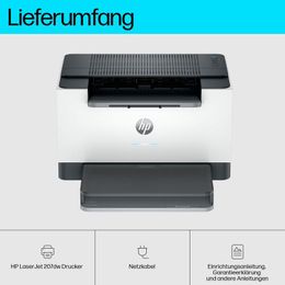 HP Schwarz-Weiß Laserdrucker »LaserJet M207dw« Instant Ink kompatibel weiß/grau Beidseitiger Druck
