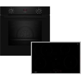 Neff Backofen-Set &raquo;BICCCOAK3&laquo; mit Teleskopauszug nachr&uuml;stbar mit 5 Beheizungsarten Schwarz