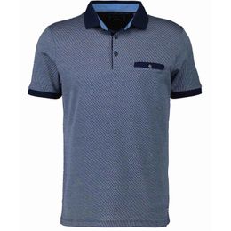 Ragman Herren Ragman Poloshirt blau S