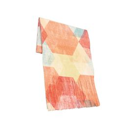 TRIGEMA Fleeceschal &raquo;Fleece-Schal mit Allover-Print&laquo; 1 Stk. peach Fleece-Qualit&auml;t, innen und au&szlig;en angeraut