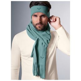 TRIGEMA Fleeceschal &raquo;Fleeceschal&laquo; 1 Stk. seegras Fleece-Qualit&auml;t, innen und au&szlig;en angeraut