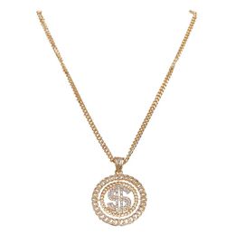 Urban Classics Herren Urban Classics Edelstahlkette &raquo; Unisex Dollar Diamond Necklace&laquo;
