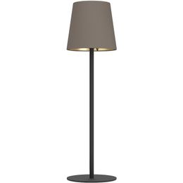 Eglo Tischleuchte »Fiorana Tischlampe, Nachttischlampe, Metall und Textil, E14, Lampe« E14 1 Stk. schwarz