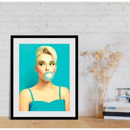 queence Bild &raquo;Mintpower&laquo; Art Bilder von Frauen Fashion Frau Kunst Magazincover Mode 1 Stk. tlg. HD Premium Poster-Druck inkl....