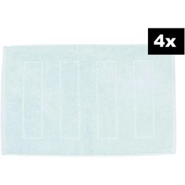 done. Badematte &raquo;DAILY UNI 4er-Set&laquo; H&ouml;he 5 mm fu&szlig;bodenheizungsgeeignet Badvorleger aus 100% Baumwolle ice blue Obermaterial: 100% Baumwolle...
