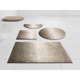 Grund Badematte &raquo;Mistral&laquo; H&ouml;he 20 mm rutschhemmend beschichtet fu&szlig;bodenheizungsgeeignet meliertes Design, Ombr&eacute;-Look, auch als 3 teiliges Set, Made...