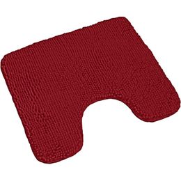 Kinzler Badematte &raquo;Chenille&laquo; H&ouml;he 18 mm rutschhemmend beschichtet fu&szlig;bodenheizungsgeeignet Badteppich, Uni Farben, weich, als rechteckig & halbrund...