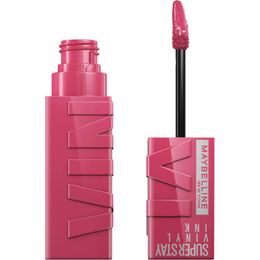 Maybelline New York Damen Maybelline NEW YORK Lippenstift &raquo;Super Stay Vinyl Ink&laquo; mit nat&uuml;rlichen Inhaltstoffen rosa