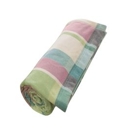 TRIGEMA Fleeceschal &raquo;Fleece-Decke mit Karo-Muster&laquo; 1 Stk. orchidee Fleece-Qualit&auml;t, innen und au&szlig;en angeraut
