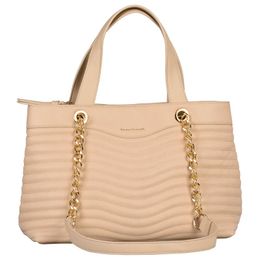 Bruno Banani Henkeltasche mit goldfarbenen Kettendetails beige