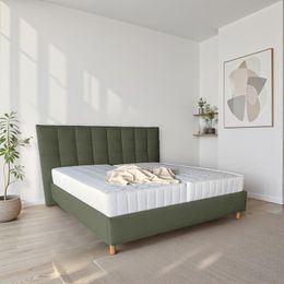 Collection AB Polsterbett »CLASSIC Scandi erhältlich in der Breite 180x200cm« 3 Varianten: Rahmen, Rahmen + Rost oder Komplett-Set mit...