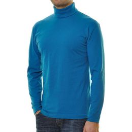 Ragman Rollkragenshirt Petrolblau 58 58 Rollkragen
