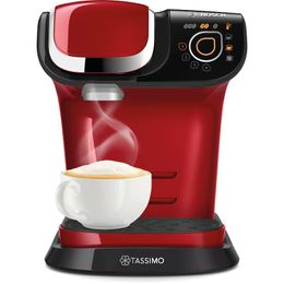 TASSIMO Kapselmaschine »My Way 2 TAS6503, Personalisierung, über 70 Getränke« mit Wasserfilter, One-Touch Bedienung, Wassertank 1, 3 L, rot...