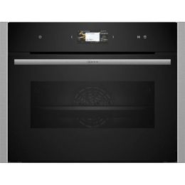 Neff Dampfbackofen N 90 &raquo;C24FS31N0&laquo; mit Teleskopauszug nachr&uuml;stbar mit EasyClean AirFry-Funktion grau Dampfbackofen