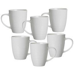 Ritzenhoff & Breker RITZENHOFF & BREKER Becher &raquo;Suomi&laquo; 6-teilig naturwei&szlig;