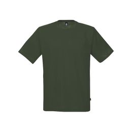 TRIGEMA T-Shirt »T-Shirt aus 100% Baumwolle«, 1 Stk. khaki S S Ärmel mit Bündchen