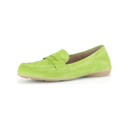 Gabor Damen Slipper &raquo; Slipper Veloursleder&laquo; gr&uuml;n 37
