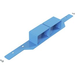 Gabelstaplerschuh, f&uuml;r Transportwagen mit Traversen, f&uuml;r Rahmenbreite 700 mm, lichtblau kaiserkraft