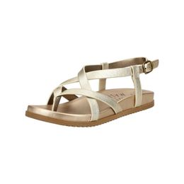 Blowfish Zehentrenner &raquo;Sandalen Lederimitat&laquo; Gold/Gold 42 42 Verschluss: Schlie&szlig;e