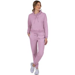 TRIGEMA Freizeitanzug »Jogginganzug mit Stehkragen und Kordelzug« 1 Stk. orchidee S S Leichte Sweat-Qualität