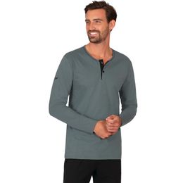 TRIGEMA Longsleeve &raquo;Langarmshirt aus Biobaumwolle&laquo; 1 Stk. oliv-C2C XS XS BIO DELUXE-Single-Jersey