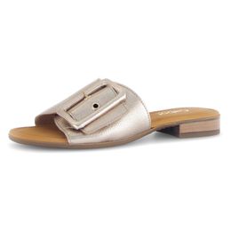 Gabor Damen Pantolette &raquo;RHODOS&laquo; , Blockabsatz, Sommerschuh, Komfortschuh in Weite G (= weit) gold 40