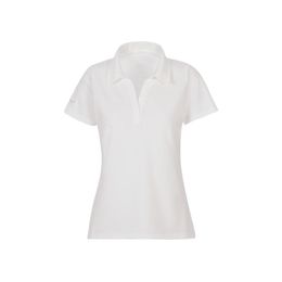 TRIGEMA Damen Poloshirt &raquo;TRIGEMA Poloshirt ohne Knopfleiste&laquo; 1 Stk. wei&szlig; XL