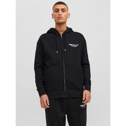 Jack & Jones JACK & JONES Kapuzensweatjacke »JORVESTERBRO SWEAT ZIP HOOD NOOS« Black XS XS Hoodie Jacke von Jack & Jones