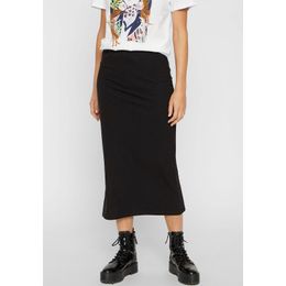 Pieces Midirock »PCKYLIE MW MIDI SKIRT NOOS« Black M (38) M (38) Midirock von Pieces