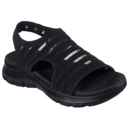 Skechers Sandale »FLEX APPEAL 4.0-BOLDEST«, Trekking Sandale mit Stretch Fit Funktion schwarz 40 40 Bequeme Skechers Sandale in veganer Verarbeitung