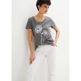 bonprix Damen bonprix T-Shirt &raquo;T-Shirt&laquo; T-Shirt grau 56/58 (XXXL)