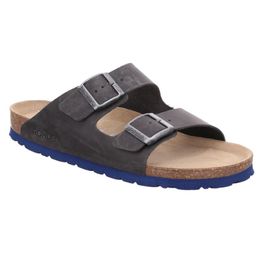 Rohde Herren Pantolette &raquo;GRADO&laquo; Schlappen, Sommerschuh, Zweischnaller, Hausschuh mit Softfu&szlig;bett grau 46