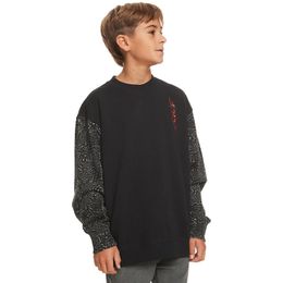 Quiksilver Sweatshirt &raquo;Radical Times&laquo; schwarz 8 8 Stoff: Baumwoll-Polyester-Mischgewebe [280...