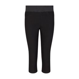 Freequent Damen Freequent Caprileggings &raquo;FQSHANTAL-CA-POWER&laquo; mit extra breitem Bund schwarz XS, N-Gr