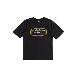 Quiksilver T-Shirt »Qs Mind Barrel« schwarz 14 14 Stoff: Baumwoll-Jersey-Stoff [160 g/m2]