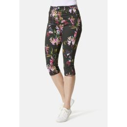 STOOKER WOMEN Damen STOOKER WOMEN 7/8-Hose &raquo;Print Capri Hose Skinny Fit&laquo; Skinny Fit Capri Pants Wash Magic Shape Effekt f&uuml;r Damen bunt 50, Kurz