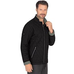 TRIGEMA Sweatjacke »Steppjacke aus Sweat-Qualität« 1 Stk. schwarz/bunt L L Gesteppte Sweatqualität mit Wattierung