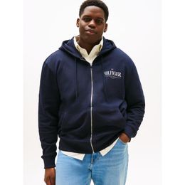 Tommy Hilfiger Big & Tall TOMMY HILFIGER BIG & TALL Kapuzensweatjacke »BT-HILFIGER STACKED HOODED ZIP-B« Große Größen Desert Sky 3XL 3XL Kapuzensweatjacke von Tommy Hilfiger...